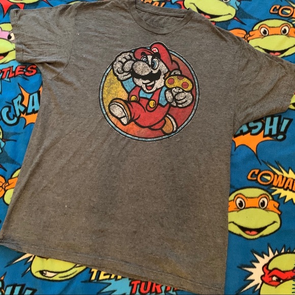 Nintendo | Shirts | Vintage Super Mario Tee | Poshmark